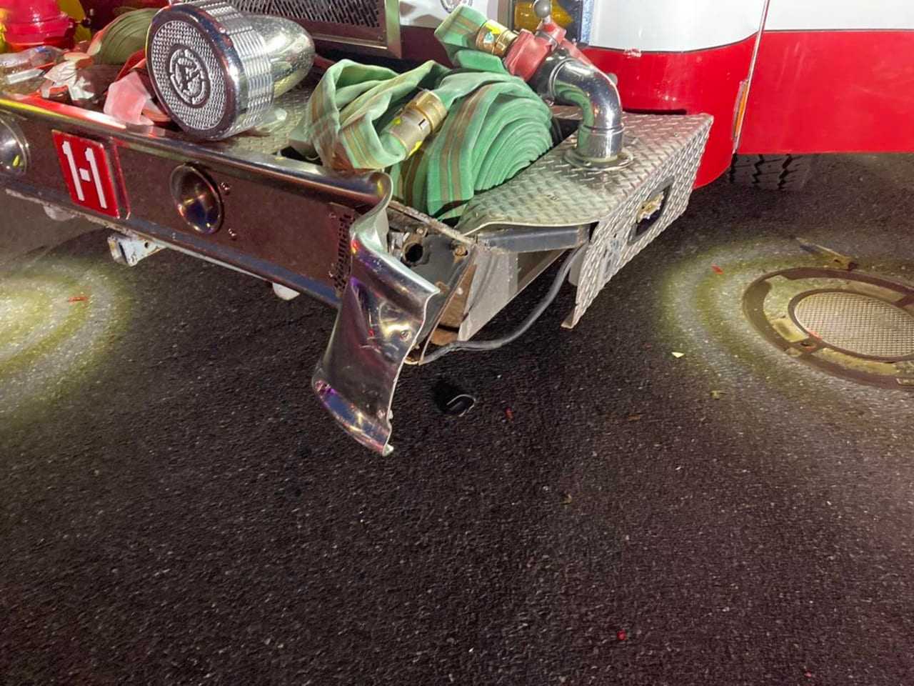 Fire Truck Damaged By DUI Hit-Run Driver Caught Speeding In MD, Police ... Fire Truck Damaged By DUI Hit-Run Driver Caught Speeding In MD, Police ...