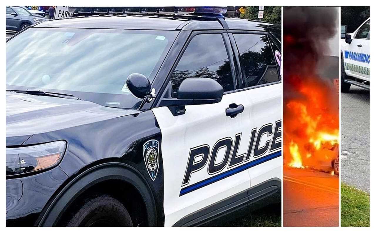 Teens Hospitalized After Car Slams Into Tree Bursts Into Flames In