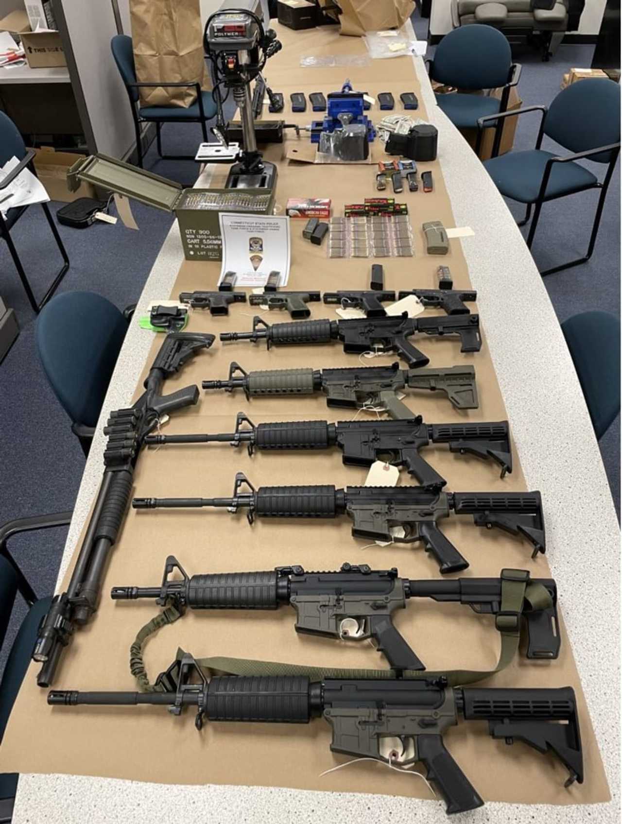 CT State Police Announce Firearms Seizure After Ghost Guns Trafficking ...