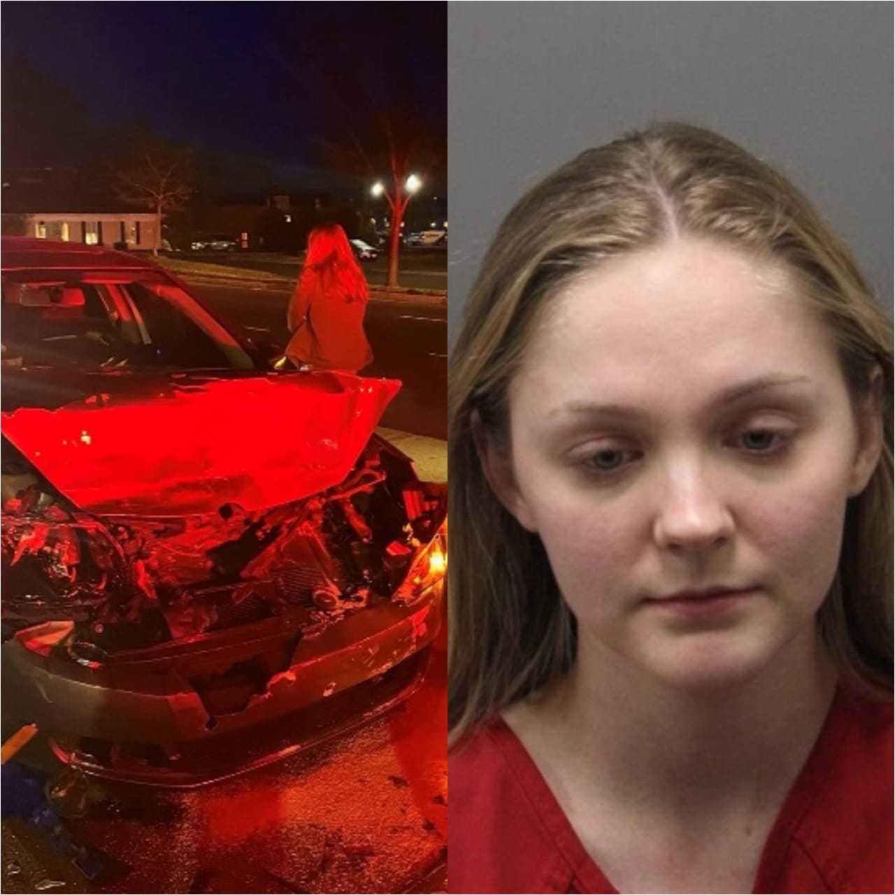 Dwi Driver Hits Leesburg Police Car Wrecks Her Own At Different Crash