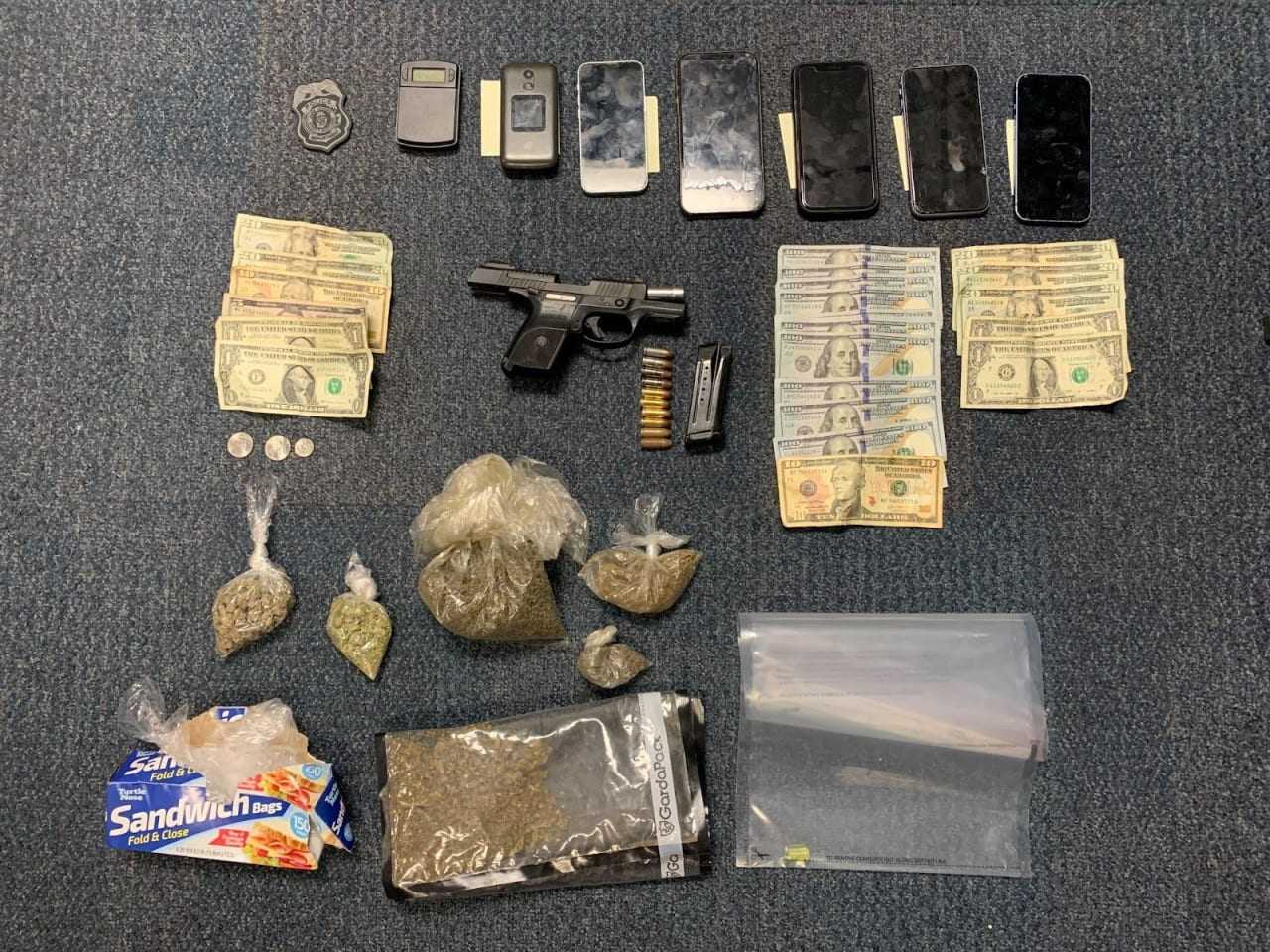 Three Men Prohibited From Carrying Busted With Gun Drugs In Anne