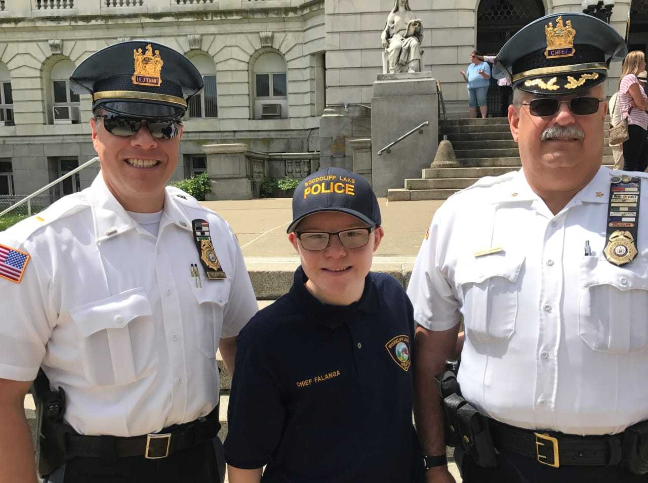 Woodcliff Lake Boy With Down Syndrome Becomes Police ‘Chief For A Day ...