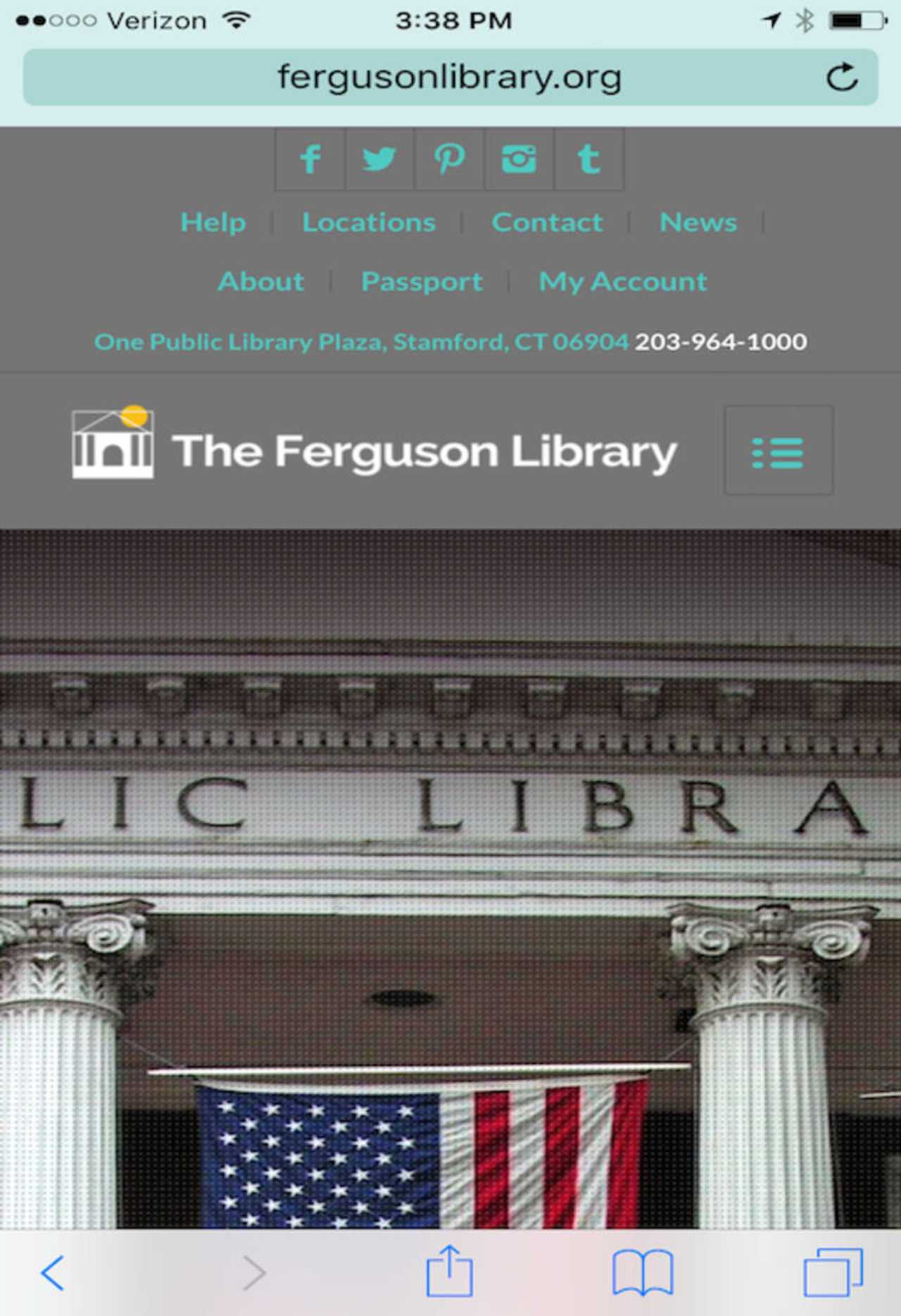 Stamford's Ferguson Library Launches New Design For Smartphone Website ...