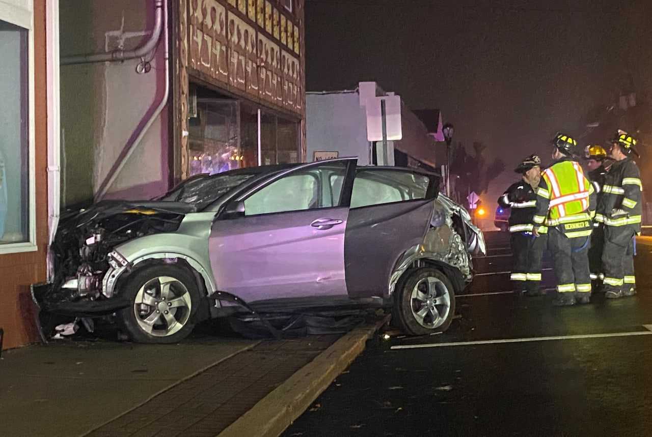 Crash Cracks Utility Pole On Midland Park Main Drag | Wyckoff-Franklin ...