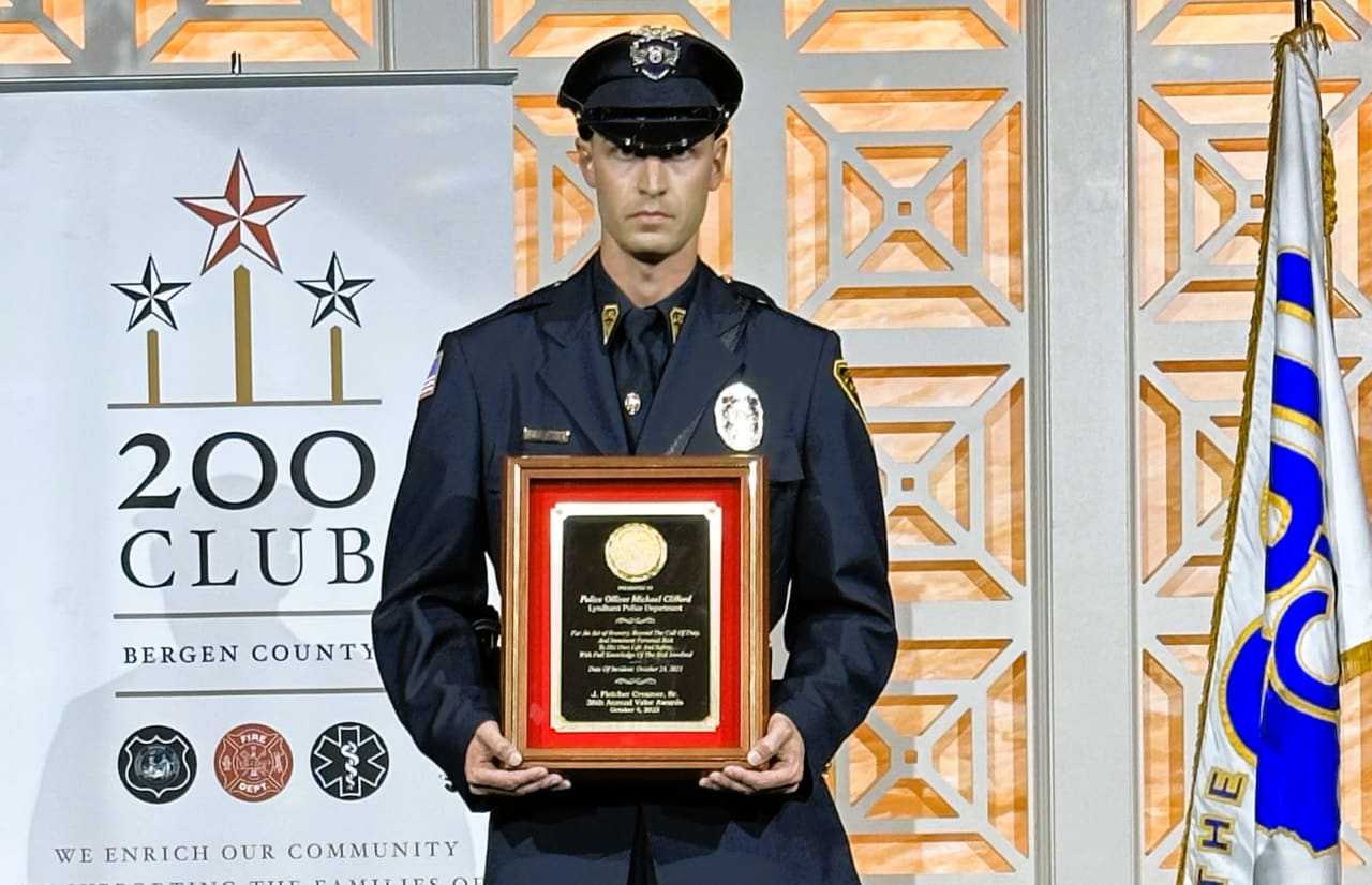 Lyndhurst Police Officer Shot At By Enraged Resident Receives Bergen ...