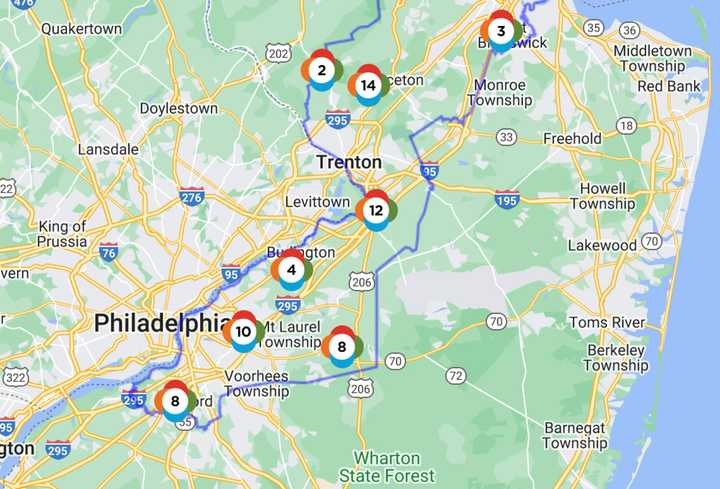 Thousands Without Power In Central Jersey Due To Wind, Downed Lines ... Thousands Without Power In Central Jersey Due To Wind, Downed Lines ...