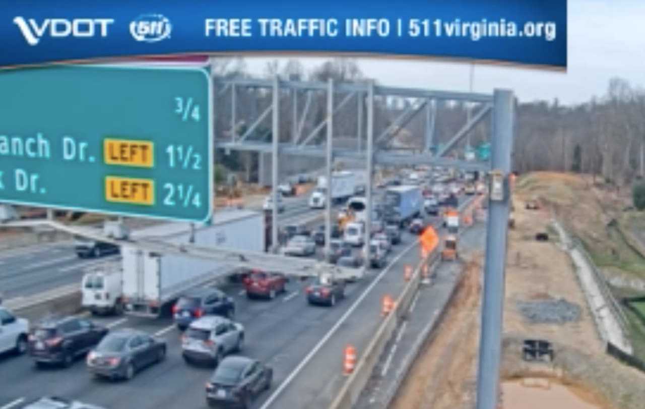 Double Tractor Trailer Crash Jams Capital Beltway In Fairfax County ... Double Tractor Trailer Crash Jams Capital Beltway In Fairfax County ...