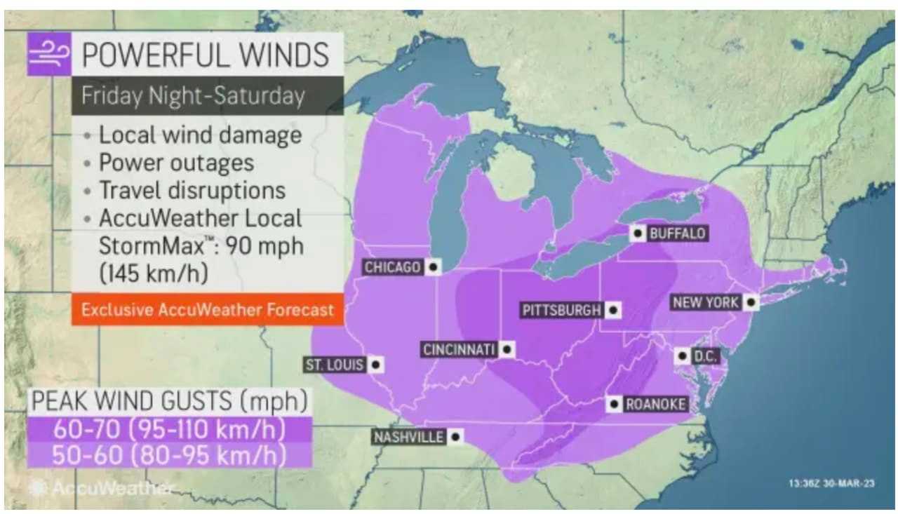 Potent Storm Nears: Here's When Damaging Wind Gusts Could Cause Power ... Potent Storm Nears: Here's When Damaging Wind Gusts Could Cause Power ...