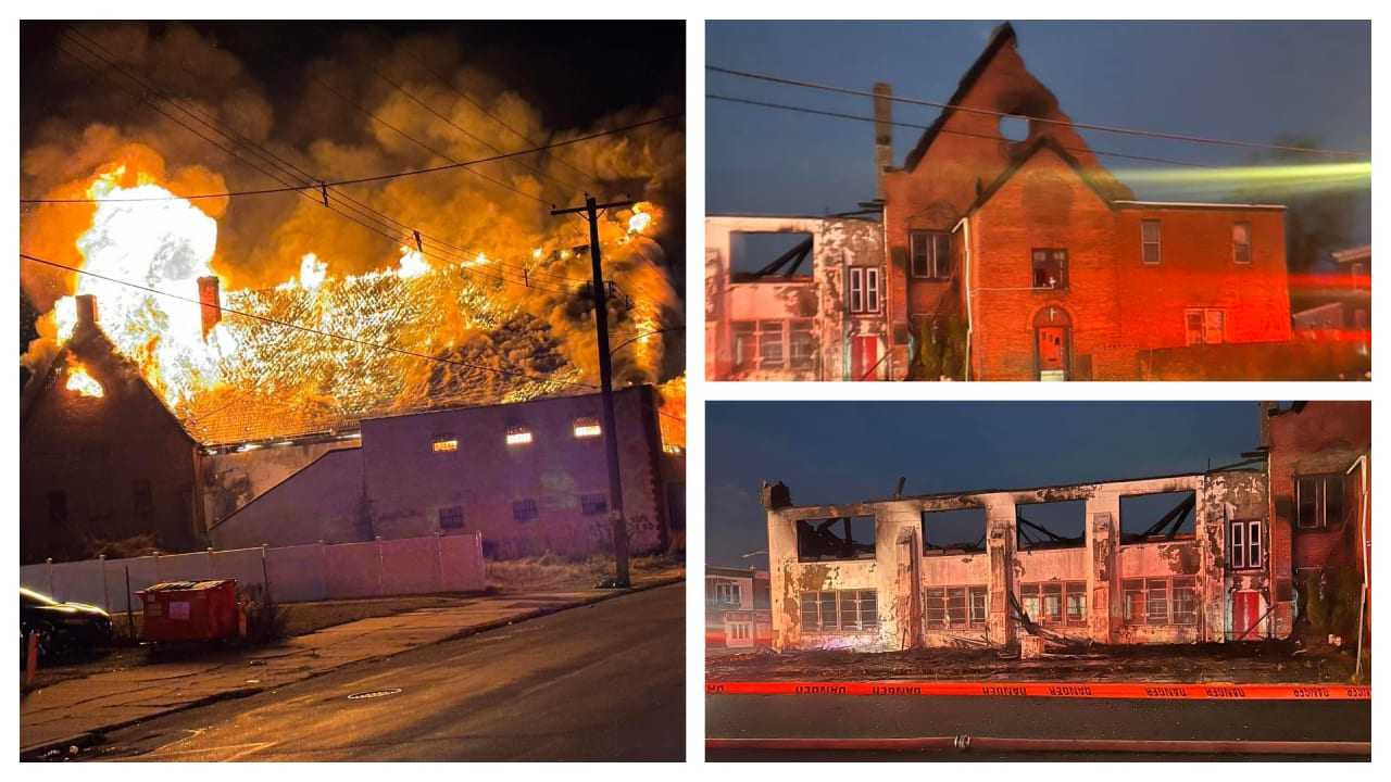 Firefighters Battle Blaze At Abandoned Church In Chester | Delaware ... Firefighters Battle Blaze At Abandoned Church In Chester | Delaware ...