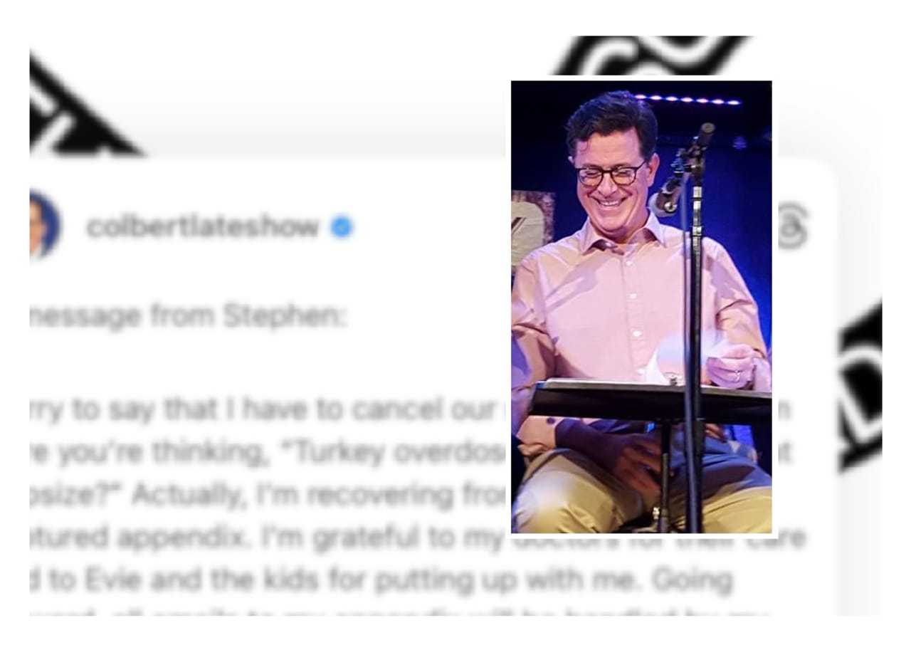 Colbert Sidelined Again, This Time By Burst Appendix, Recovering At His ...