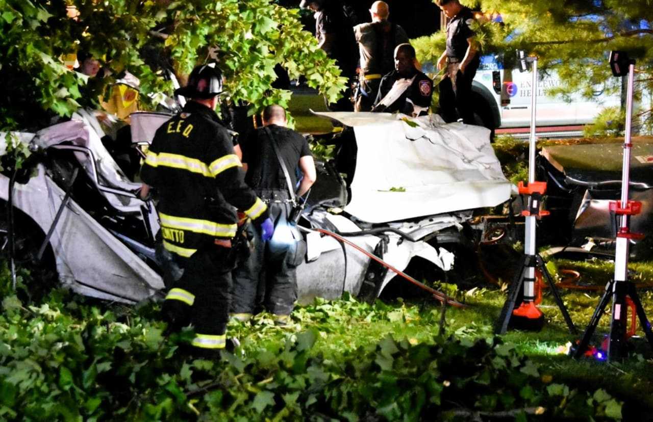 Alpine Driver, 44, Killed In Crash Outside CNBC Campus In Englewood ...