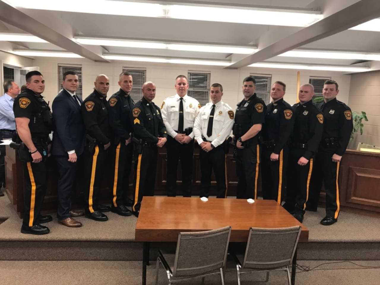 Haworth Police Lieutenant Promoted, New Officer Welcomed | Northern ...