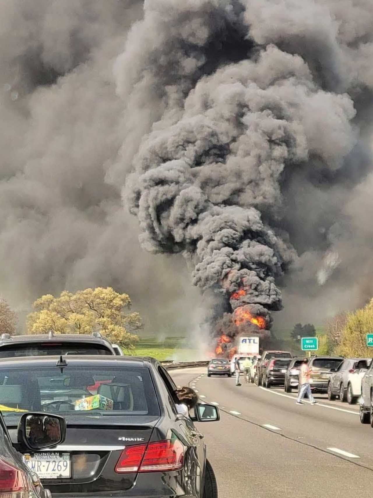 Details Released In Fiery I-81 Crash, Unbelted Trucker Seriously ...