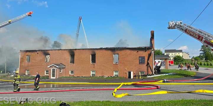 Roof, Walls Collapse At Maryland Church During Two-Alarm Fire ...