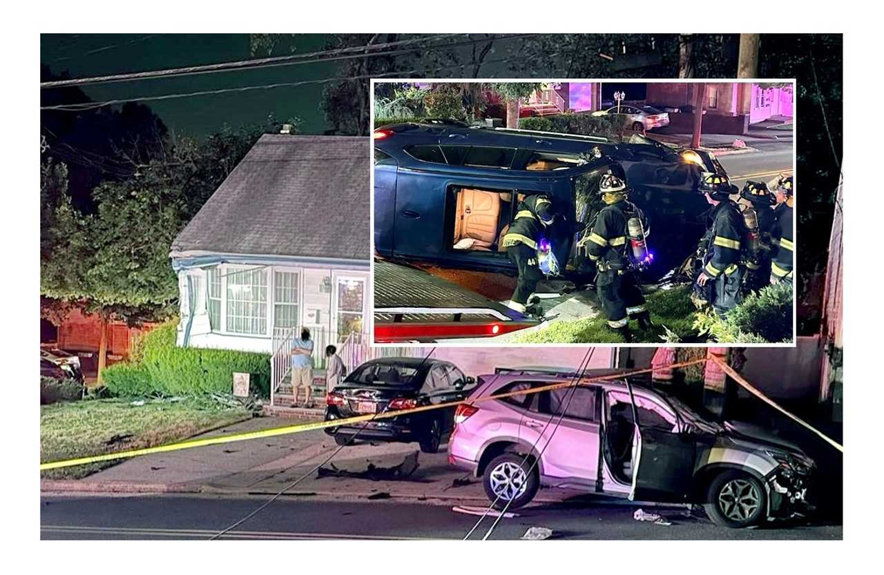 Ejection, House Struck In Horrific Maywood Crash | Hackensack Daily Voice