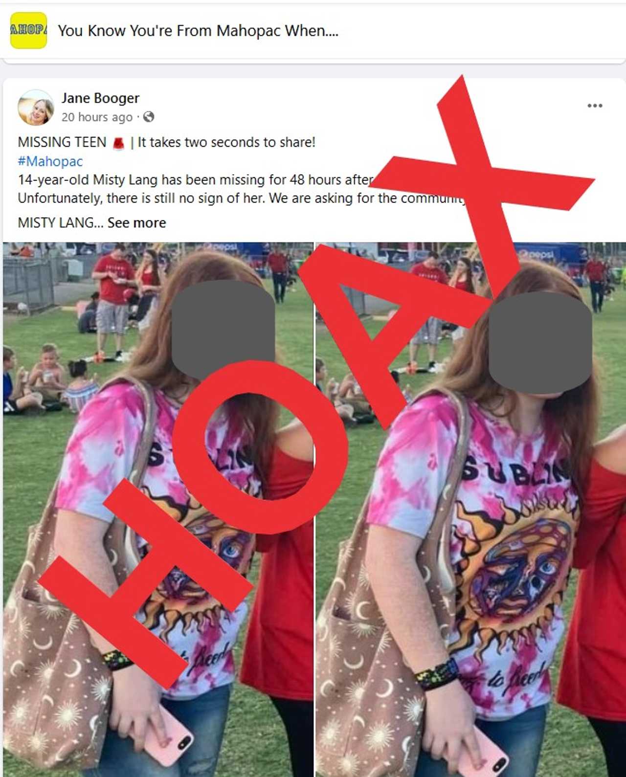 Fake Missing Child Post Circulates On Social Media In Mahopac | Putnam ...