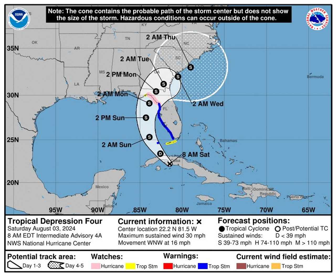 Tropical System Now Expected To Make Landfall In US As Hurricane: Here ...