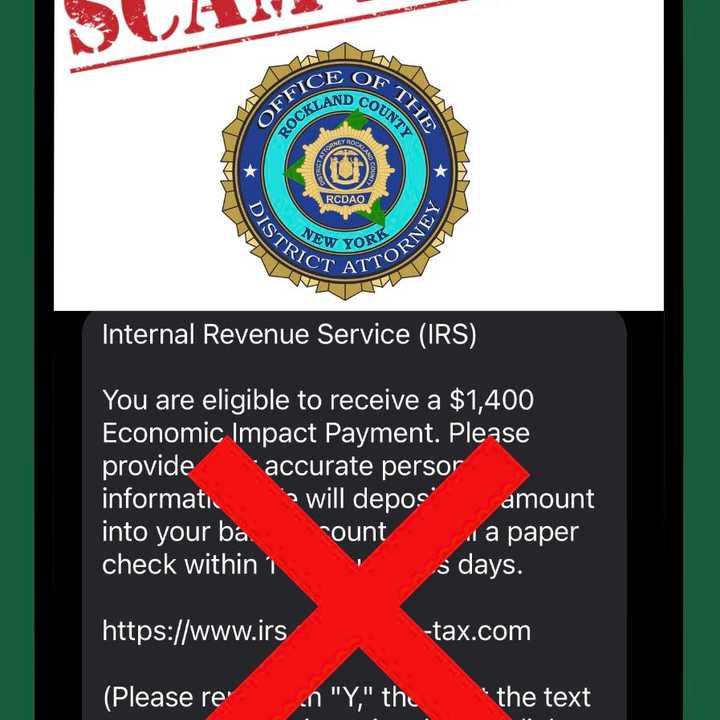 IRS Scam Offers $1.4K To Victims In Rockland, DA Warns | New City Daily ...