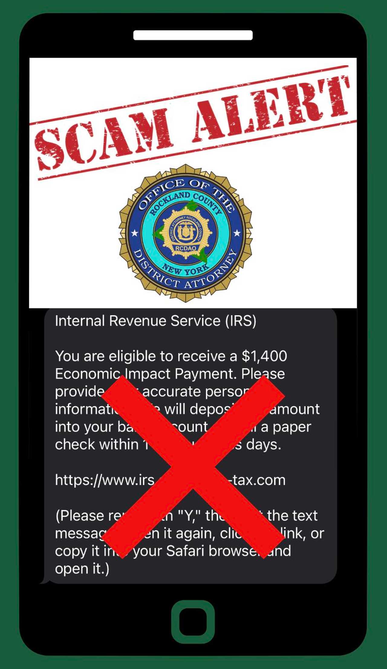 IRS Scam Offers $1.4K To Victims In Hudson Valley, DA Warns | Pawling ...