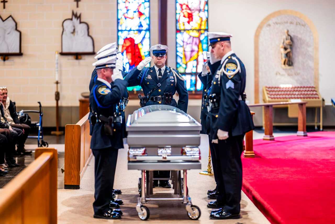 Photos: Baltimore Police Officer John Morozin Laid To Rest | Towson ...