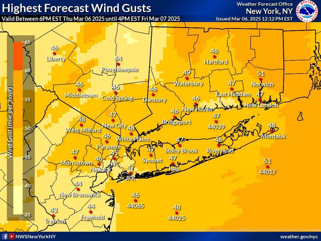 Dangerous Winds Could Cause Power Outages: Here's Timing | Darien Daily ...