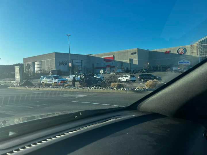 Speeding Car Flips, Hits Tree At Palisades Center In West Nyack, Police ...