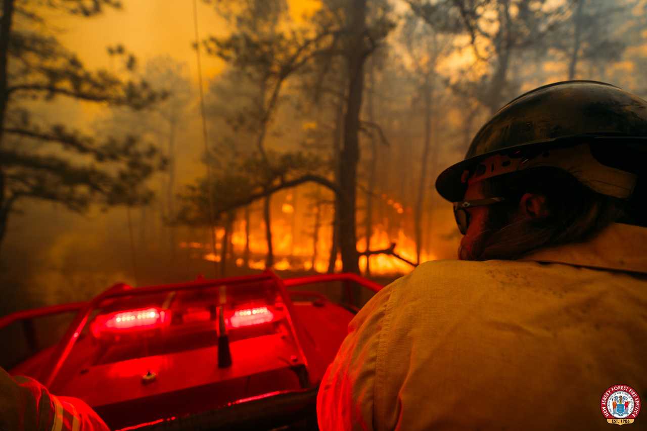 500-Acre Wildfire Burns Through South Jersey Wildlife Area: NJ Forest ...