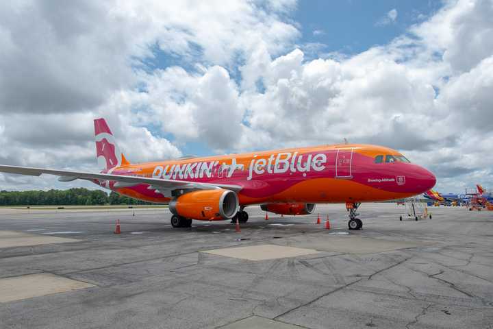 You Can Fly On JetBlue's New Dunkin'-Themed Plane: Here's How | Canton ...