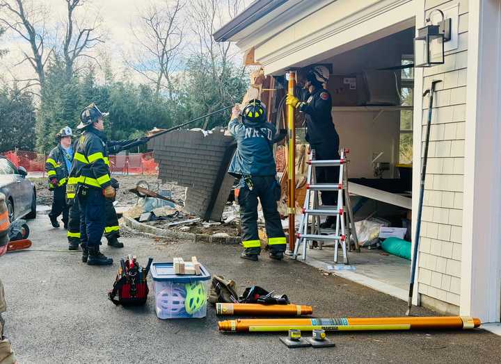 Car Slams Into Home, Damages Gas Line In Westchester | Bronxville Daily ...