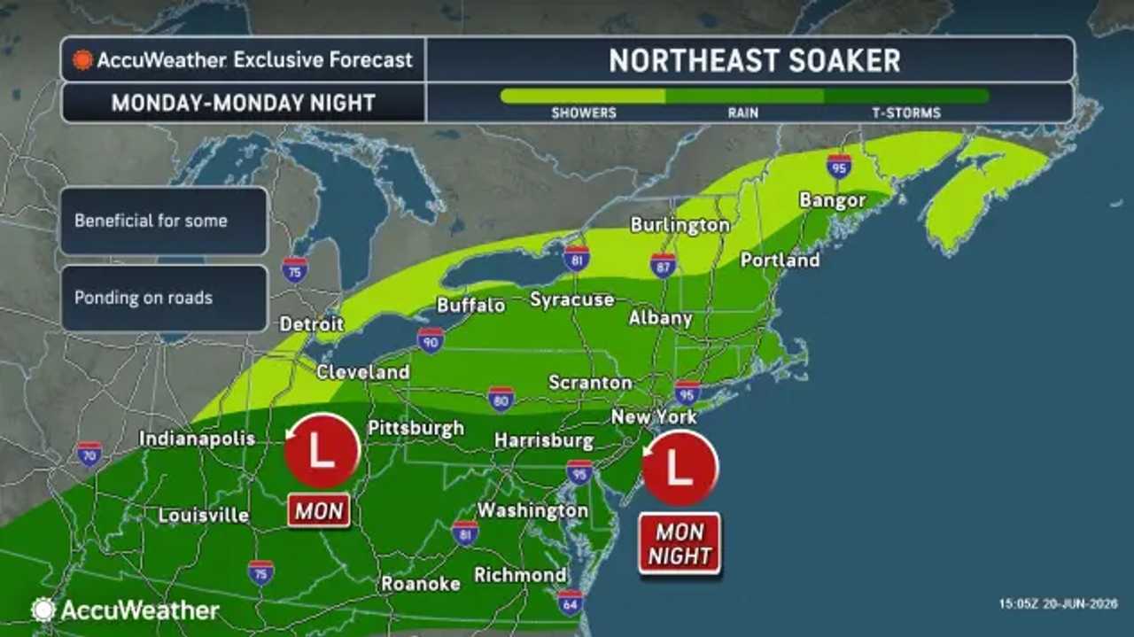 Northeast Storm Threat Builds After Pleasant Father's Day Weekend ...