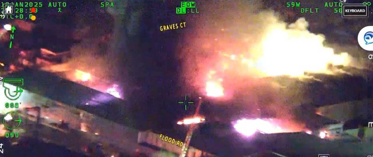 Aerial Photos Show Three-Alarm Fire At Maryland Recycling Center ...