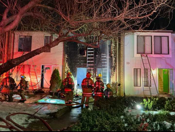 Floor Collapses During Fast-Moving Fire At Maryland Townhouse ...