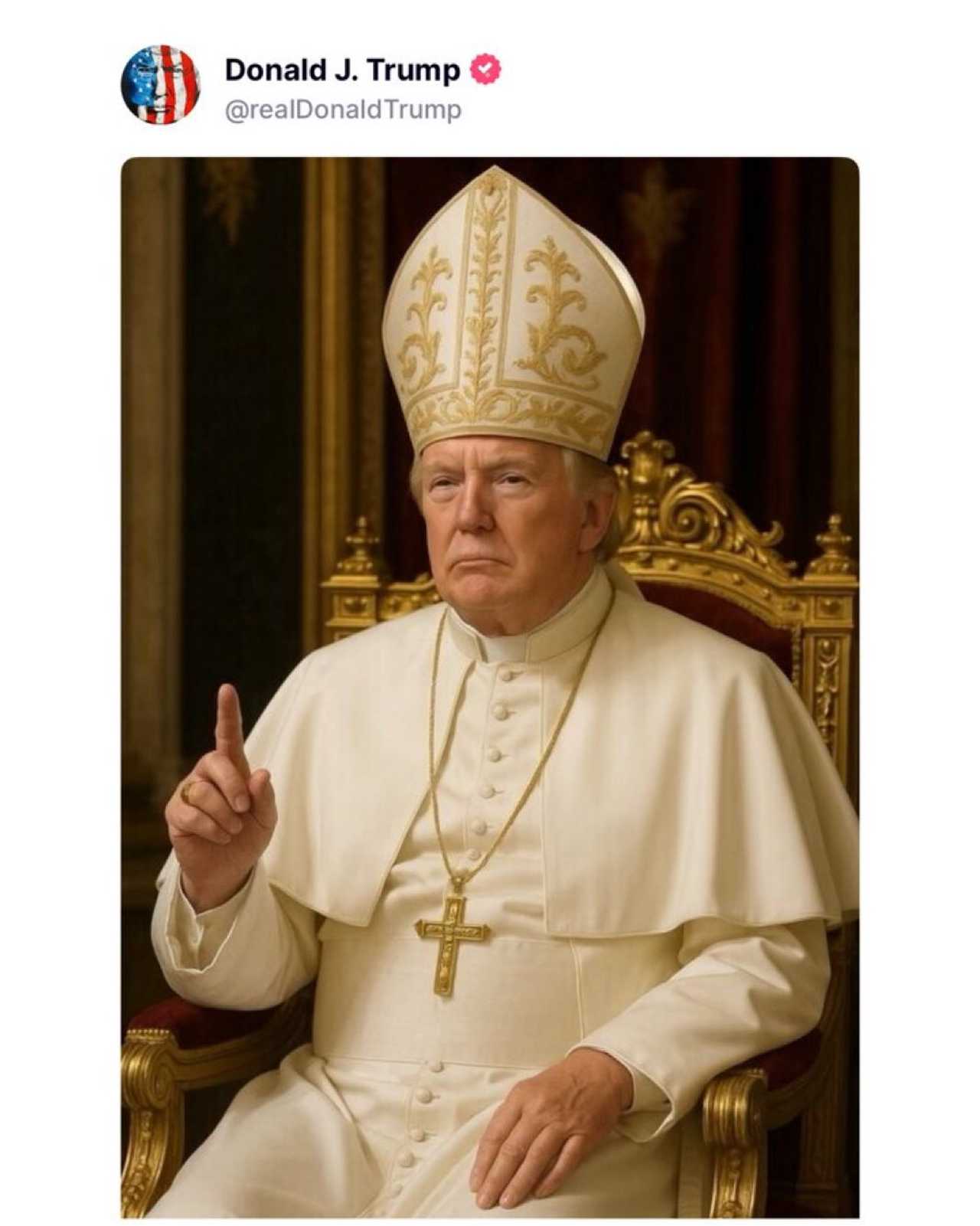 Pope Donald I? Trump's AI Image As Holy Father Sparks Catholic Outrage ...