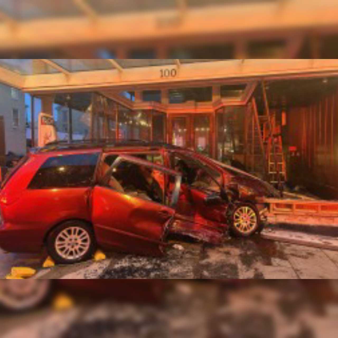 Van Crashes Into Building After Running Red Light In PA Near MD Line ...