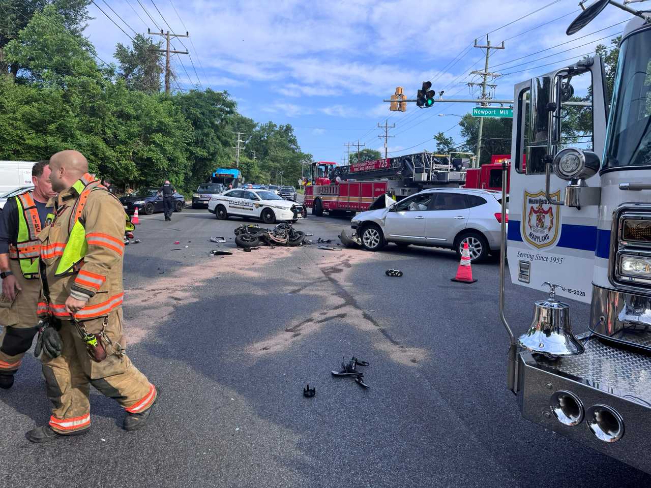 Motorcyclist Critically Injured In Maryland Crash With SUV During Rush ...