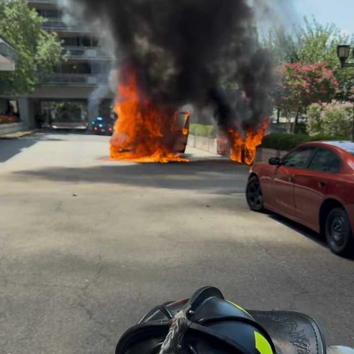 Amazon Van Goes Up In Flames On Roadway In DMV; No Packages Damaged ...
