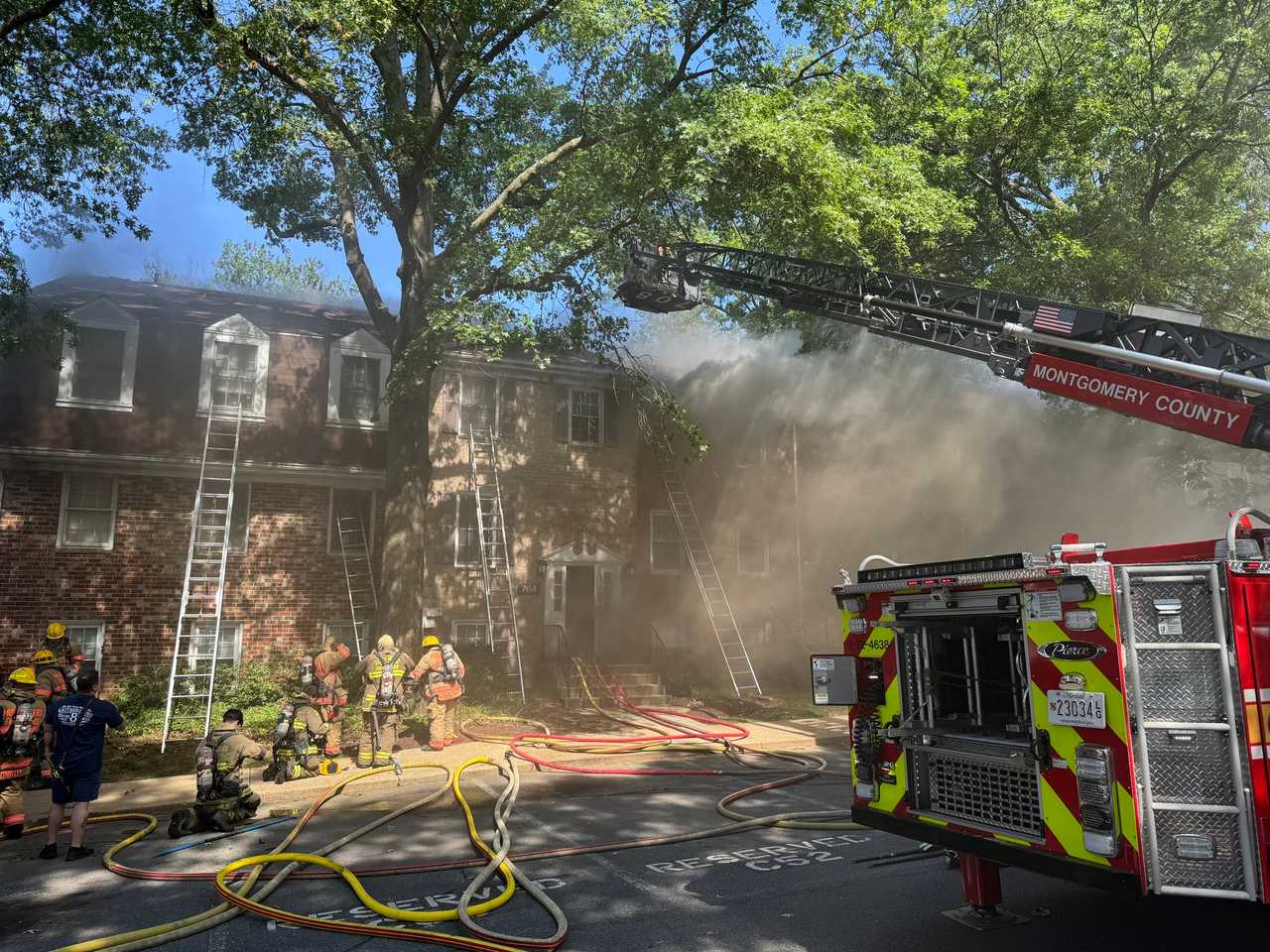 $1M Fire Rips Through Maryland Apartment Building, Displaces Six ...