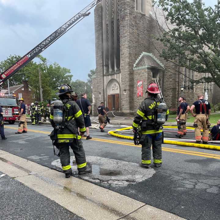 Historic Dundalk Church Goes Up In Flames After Lightning Strike During ...