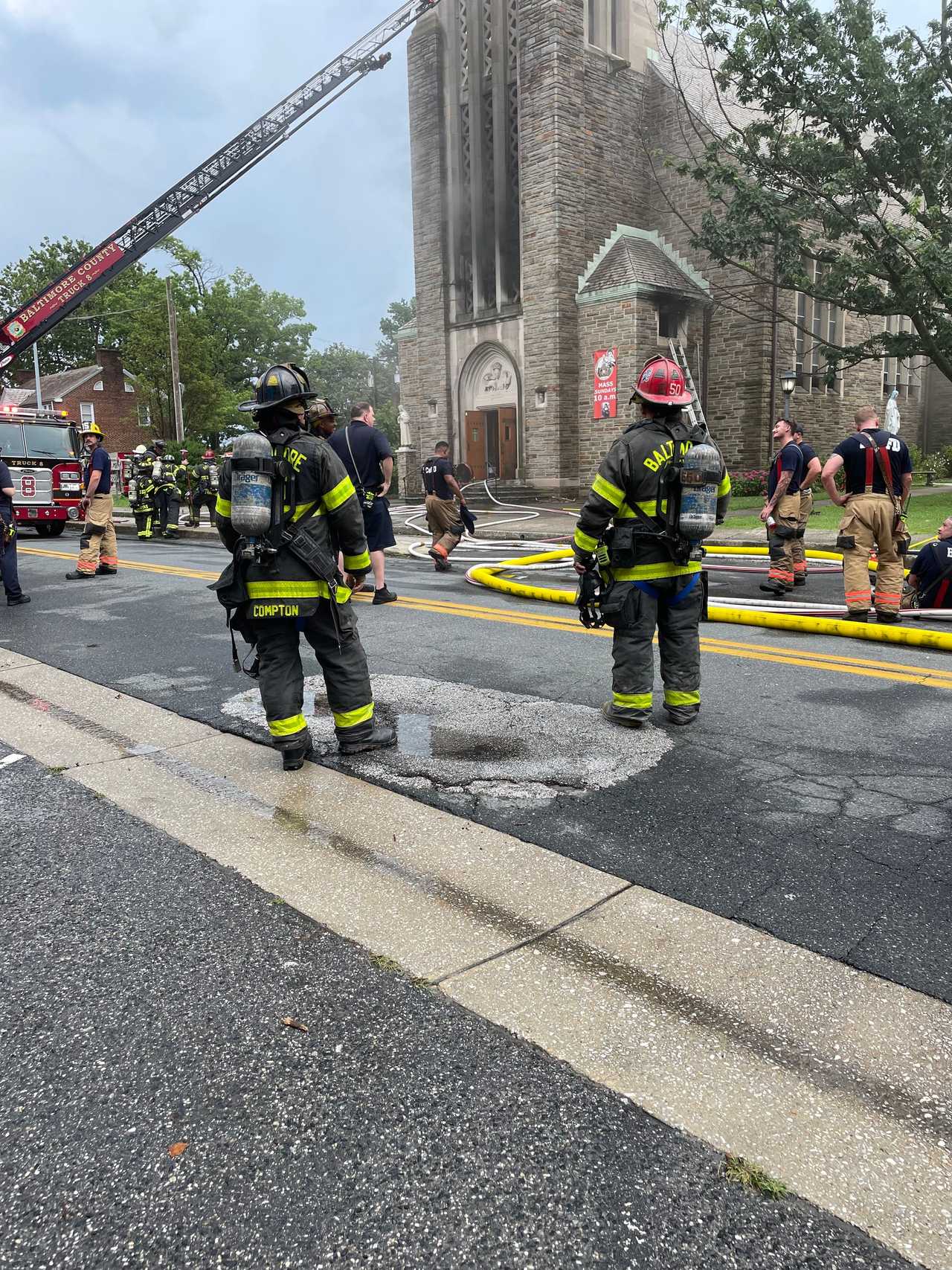 Historic Church Goes Up In Flames After Lightning Strike During Heat ...