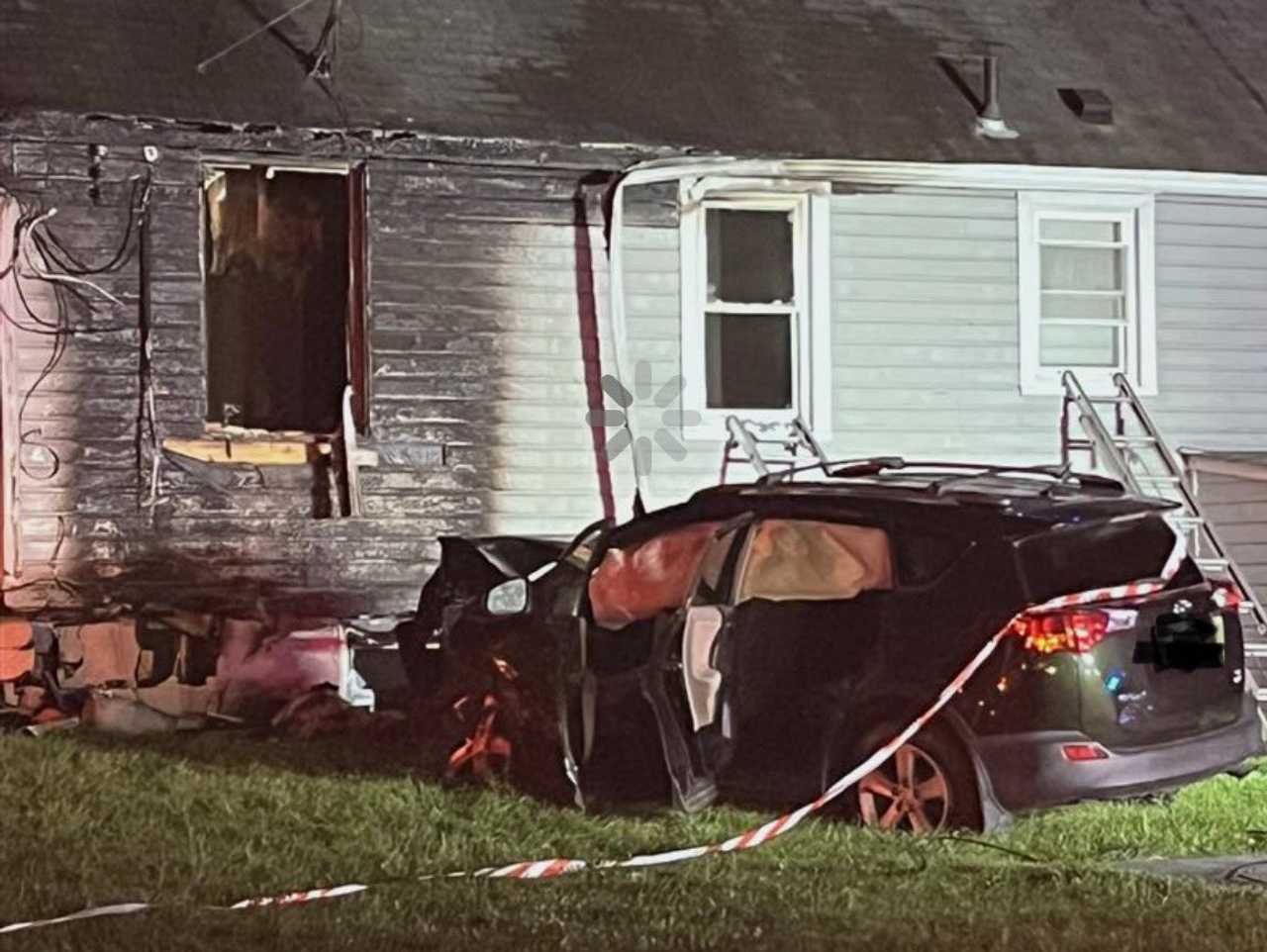 Gas-Fed Fire Displaces 14 After Car Crashes Into Montgomery County Home ...