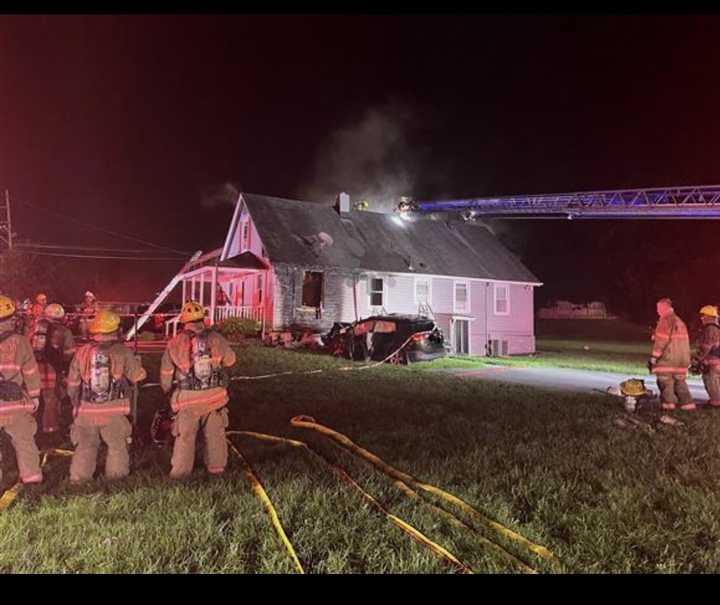 Gas-Fed Fire Displaces 14 After Car Crashes Into Montgomery County Home ...