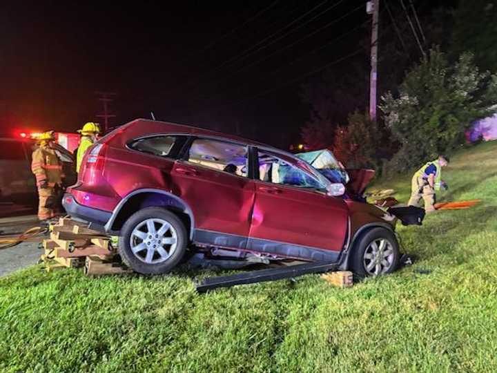 Fiery Head-On Crash In DMV Kills 1, Seriously Injures Another (Photos) | Arlington Daily Voice