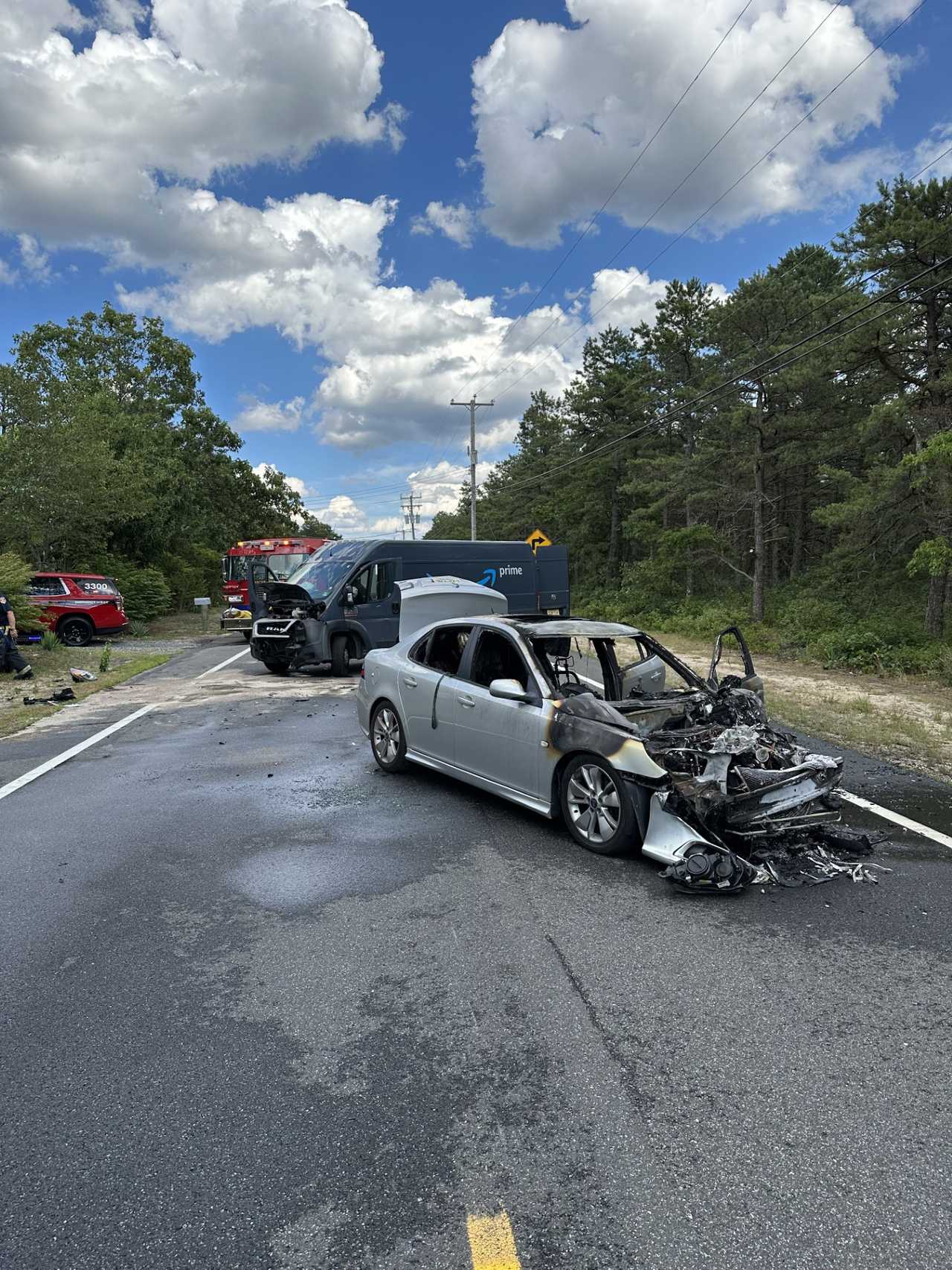 Amazon Van Caused Crash That Hospitalized Two People In South Jersey ...