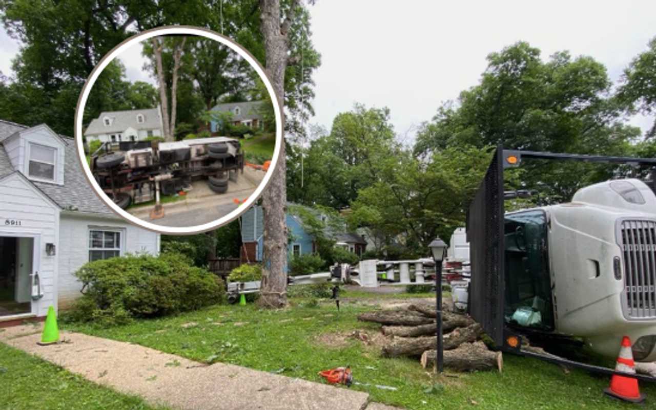 Tree Worker Killed When Extended Bucket Truck Overturns In Silver
