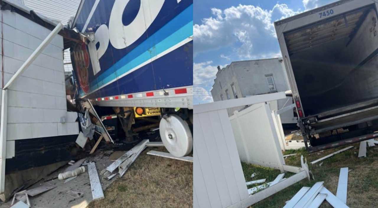 Tractor Trailer Crashes Through Carteret Home Middlesex Daily Voice
