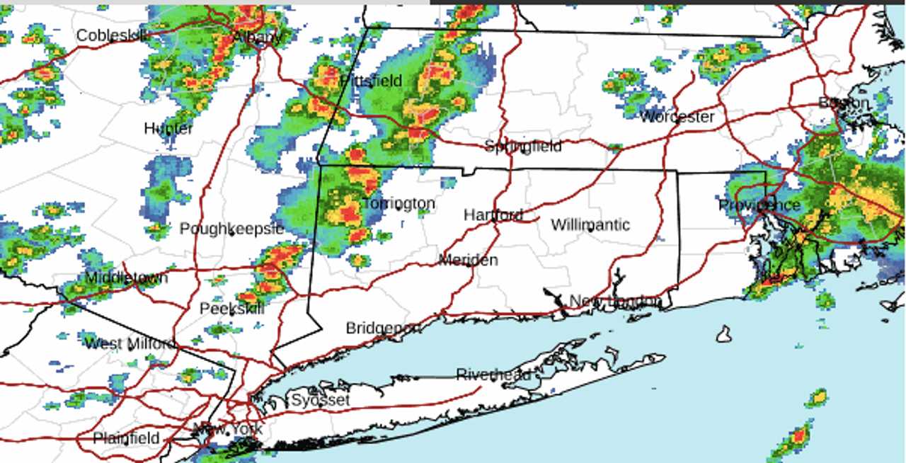 Line Of Severe Storms With Heavy Downpours Now Sweeping Through: Here's ...