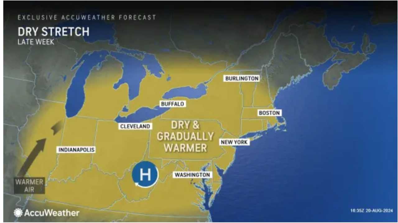 New Round Of Storms To Follow Days-Long Stretch Of Dry Days: 5-Day ...