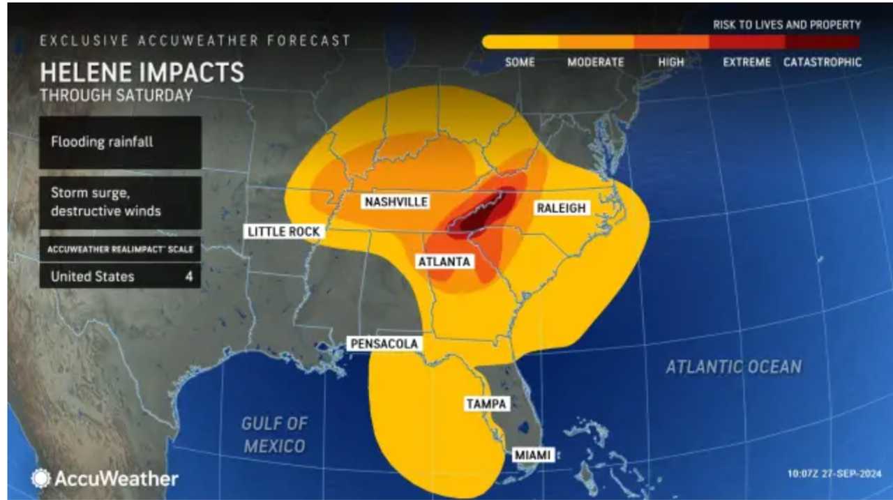 Helene Poses Flooding, Power Outage Menace For Millions After Landfall ... Helene Poses Flooding, Power Outage Menace For Millions After Landfall ...