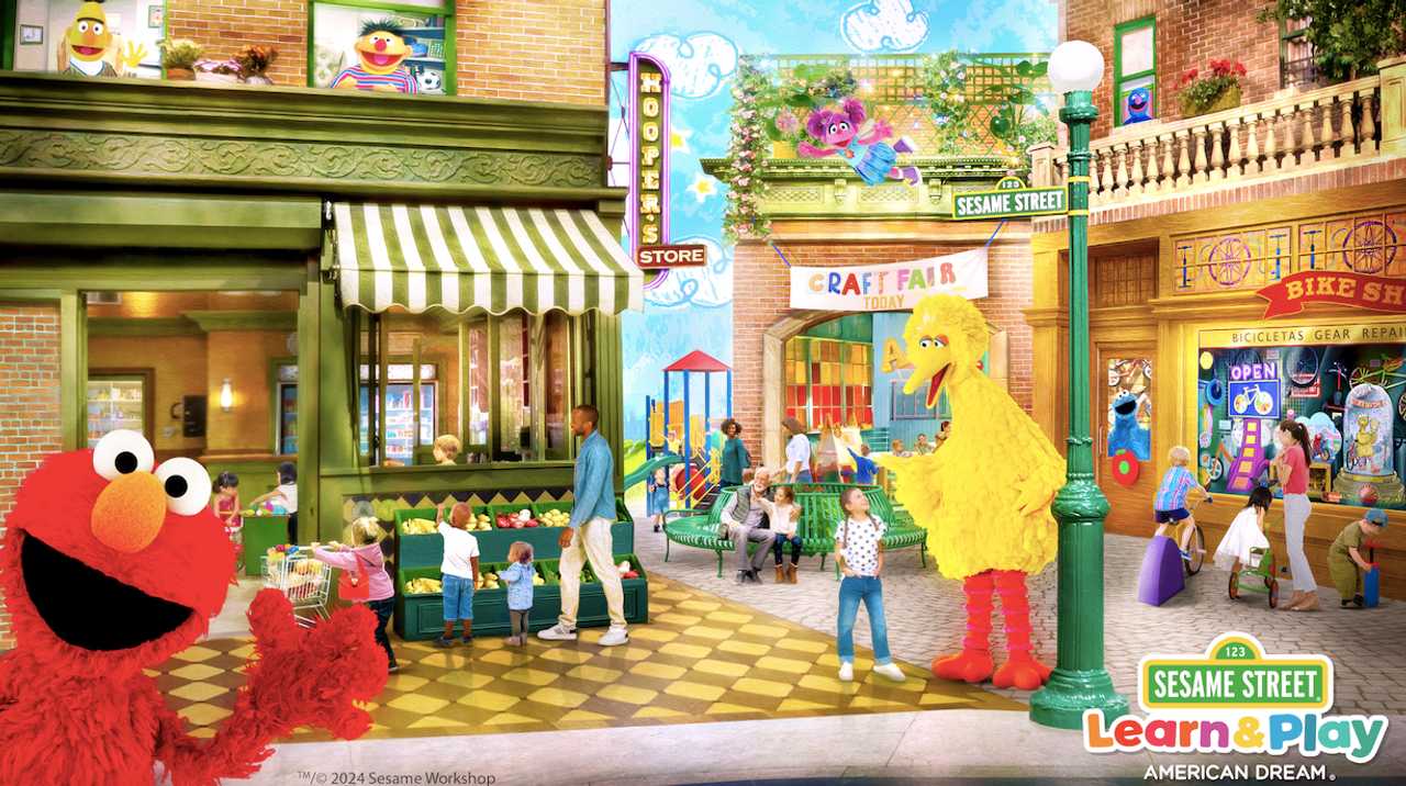 America's First-Ever Sesame Street Experience Opening At New Jersey ...