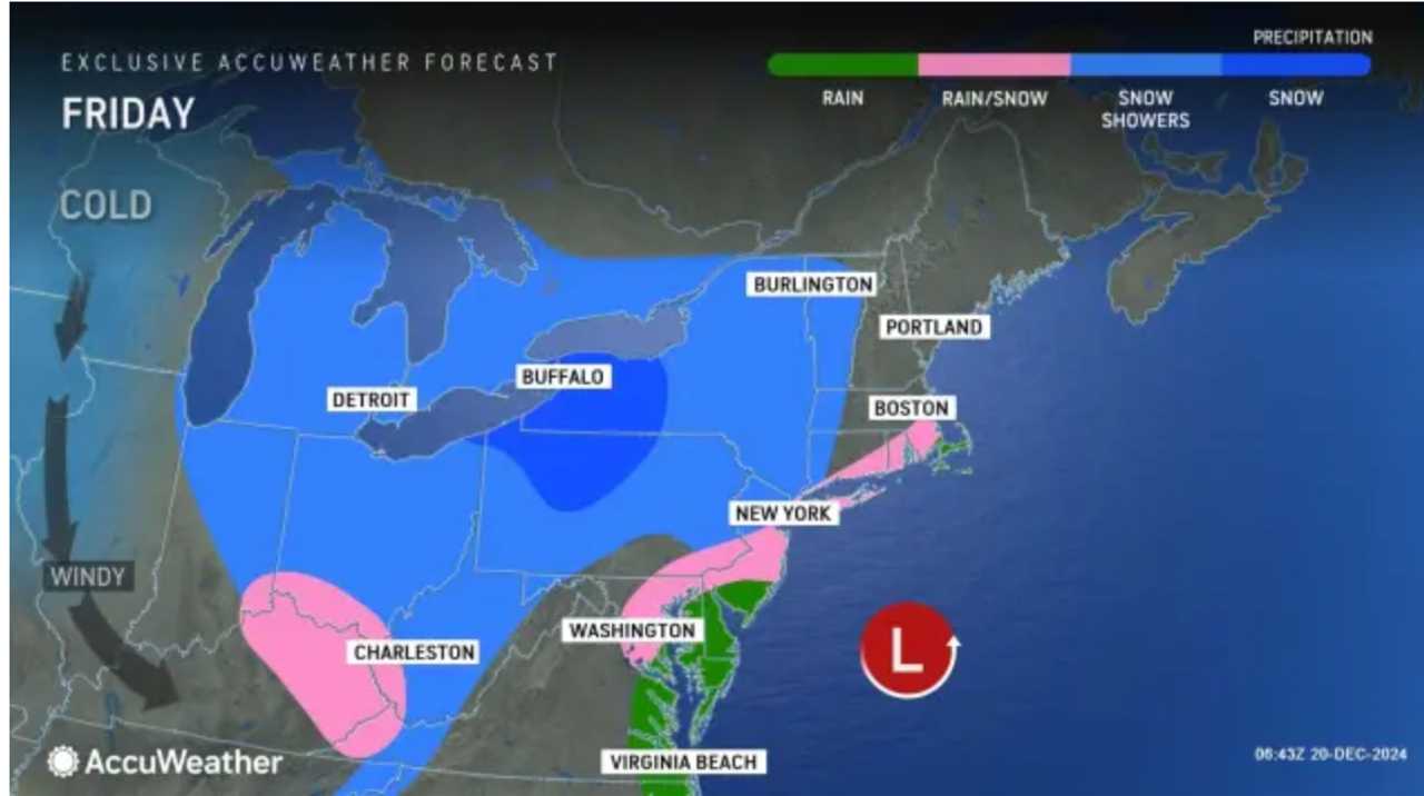 Bursts Of Snow Could Cause Slippery Travel As Clipper System, Coastal ...